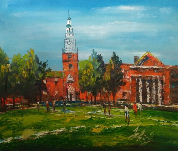 The Baker Berry Library Located at Dartmouth College - Etsy