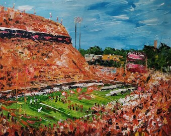Memorial Stadium Painting - Etsy