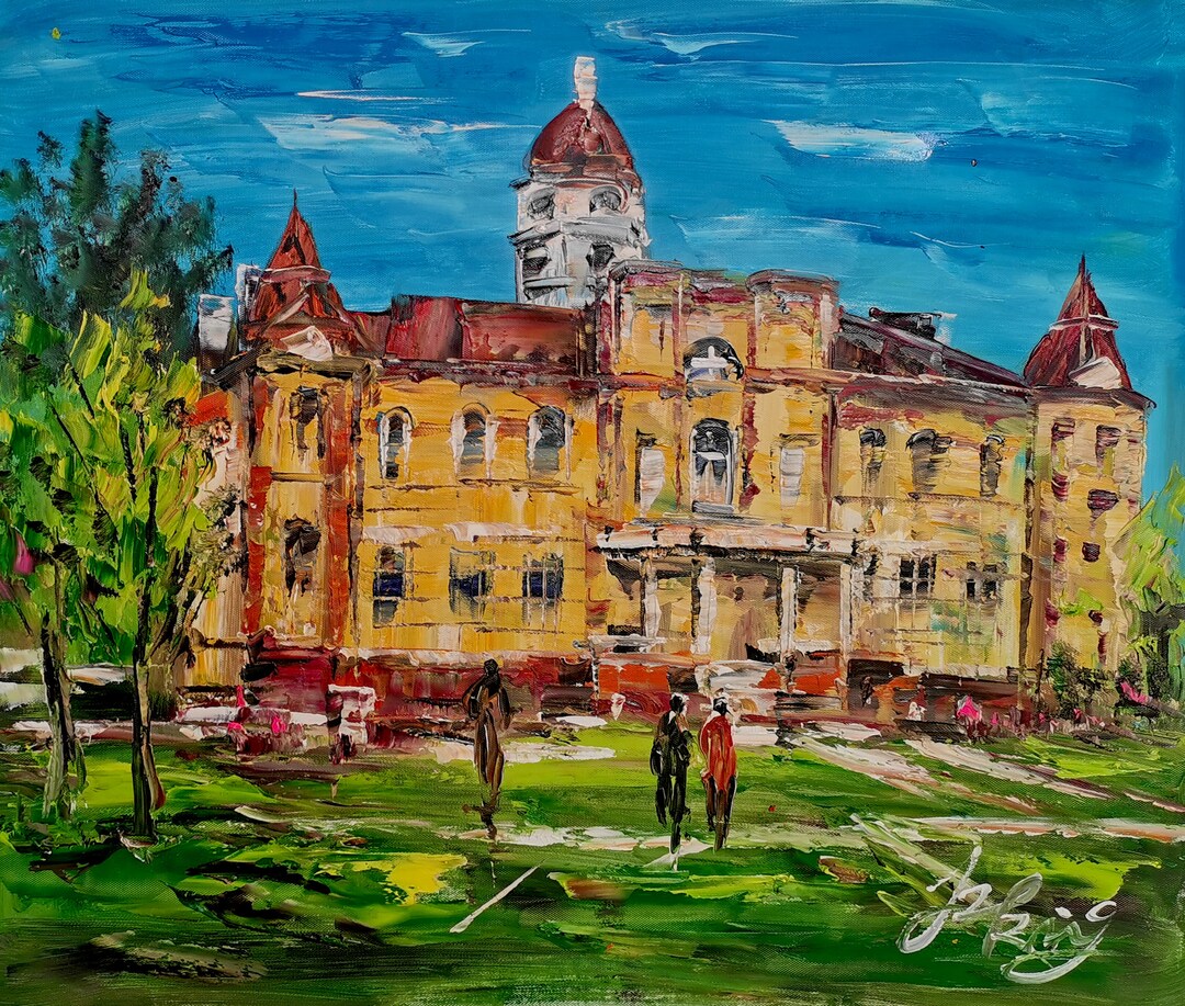 Gibson County Courthouse Trenton Tn-pen King-a3810-home Decor - Etsy