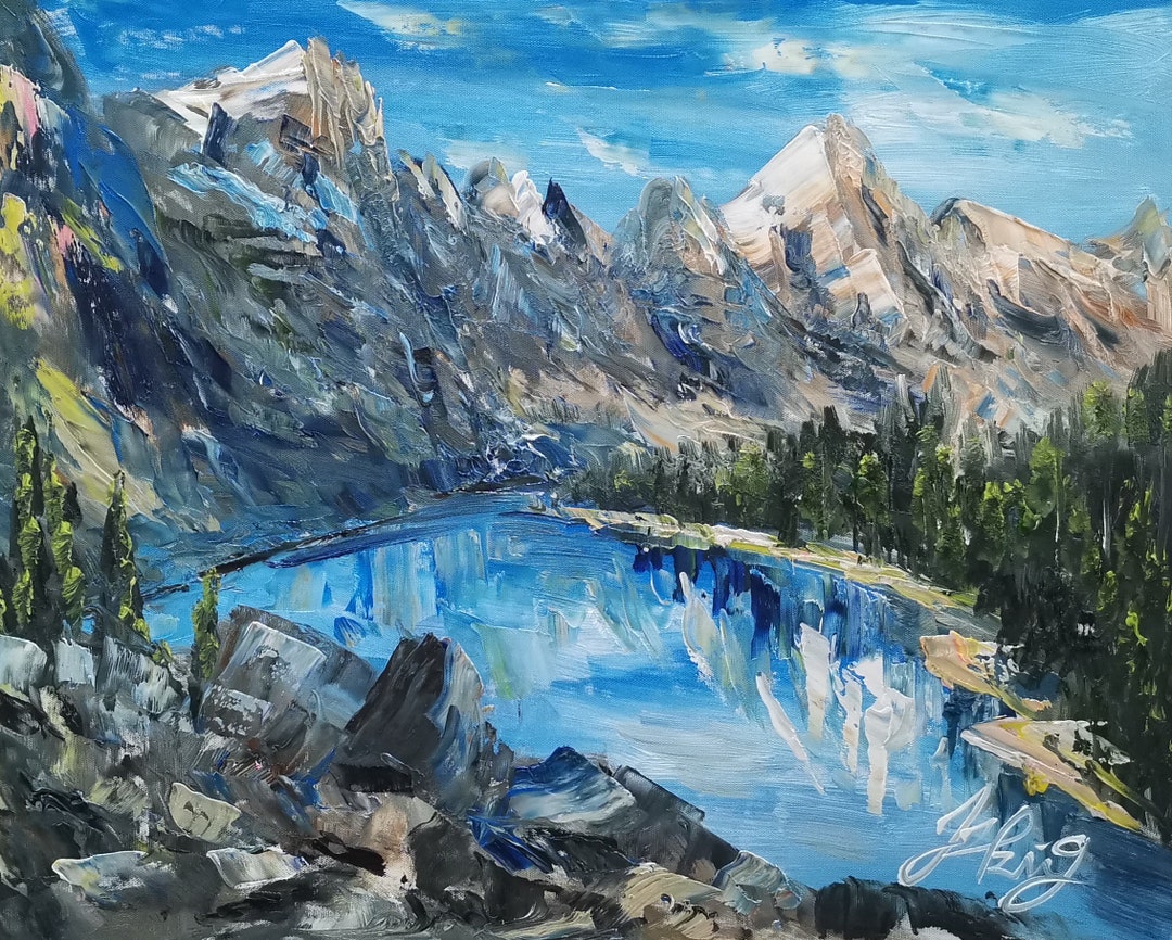 Moraine Lake, Gros Morne National Park Newfoundland and Labrador-pen ...