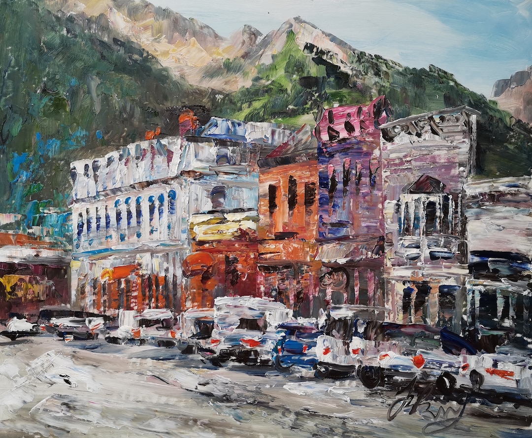 Main Street, Silverton Colorado-pen King-a2303-home Decor Holiday ...