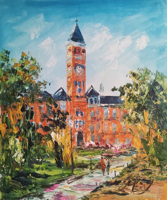 Tillman Hall in University Klugh Avenue Clemson SC-Pen | Etsy
