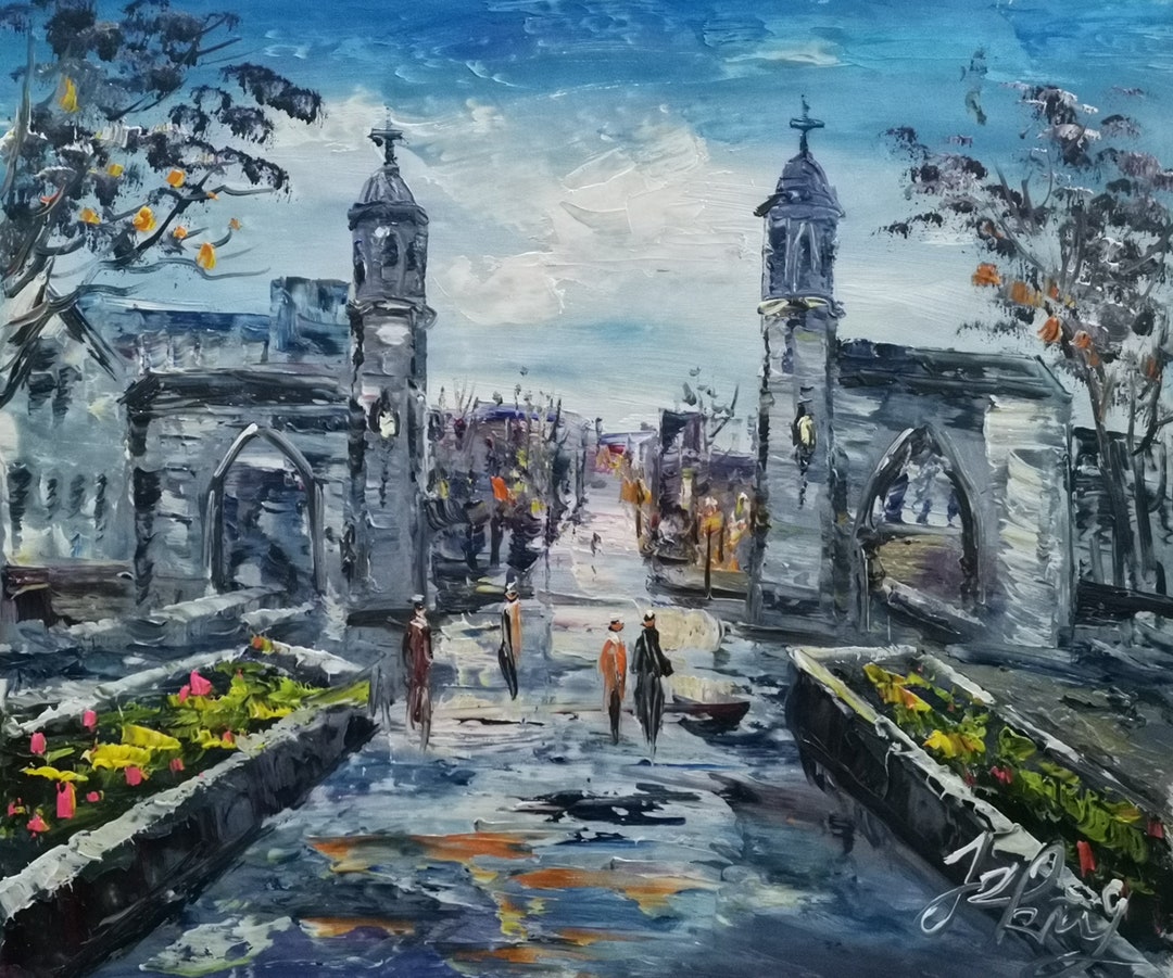 Bloom Sample Gates, IU Franklin & Bryan Hall, Bloomington In-pen King ...