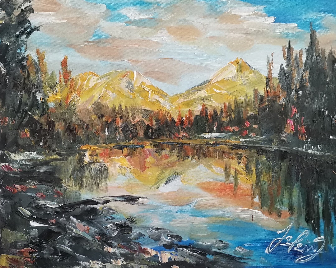 Sunset Beaver Lake, Marble Colorado-pen King-x114-home Decor Holiday ...