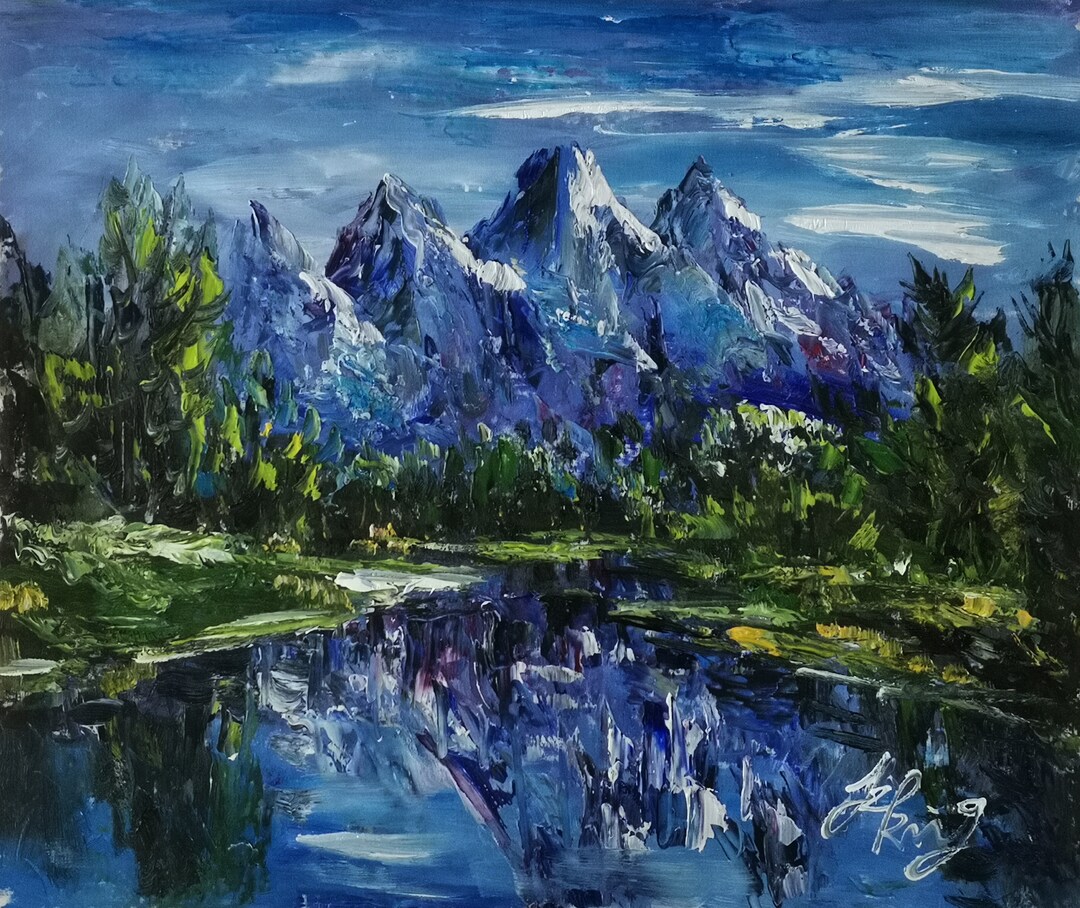 Spring on the Maroon Bells. Aspen, Co-pen King-a4629-home Decor Holiday Artwork Texture Painting ...