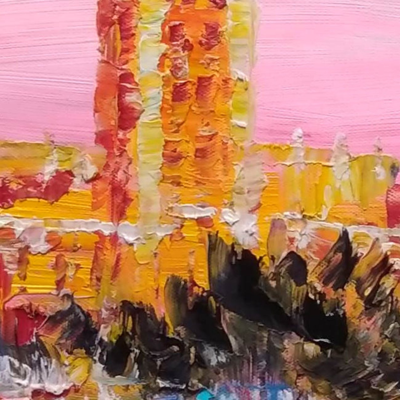 Freedom Tower Sunset Miami Florida pen King-a1639-home Decor - Etsy