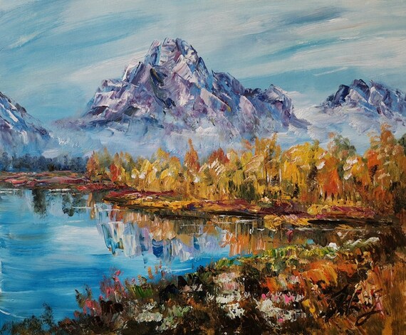 Oxbow Bend Grand Teton National Park Wyoming-Pen | Etsy