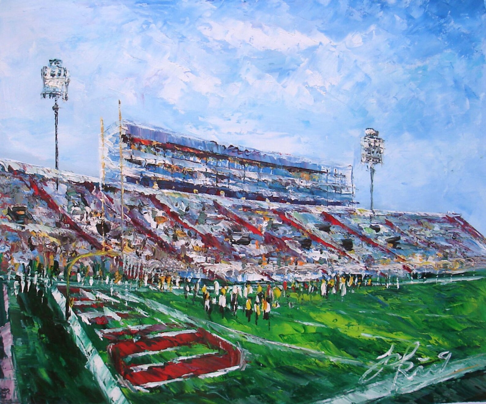 Davis Wade Stadium in Mississippi State-pen King-6700-home - Etsy