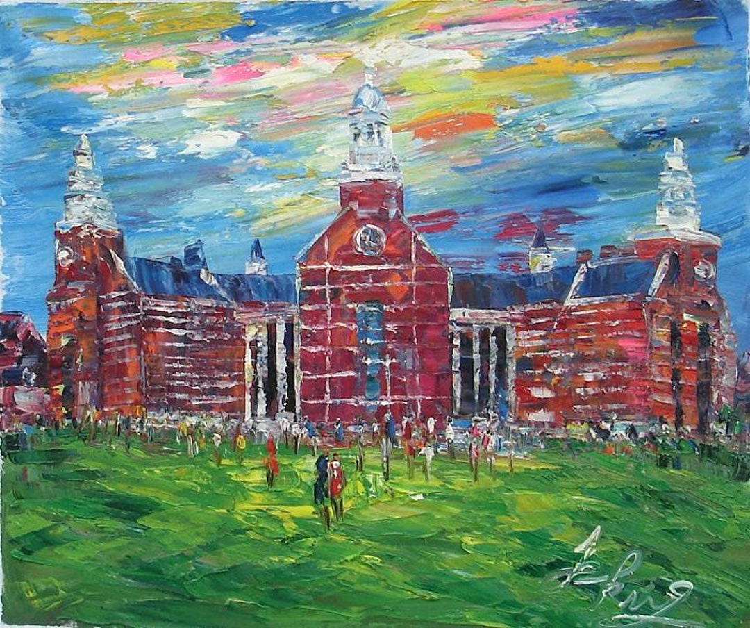 Baylor U Sciences Building, Tx-pen King-6283-home Decor Holiday Artwork ...