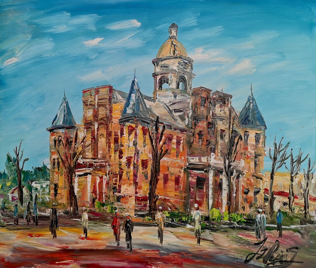 Gibson County Courthouse, Main St, Princeton, Indiana-pen King-a3819 ...