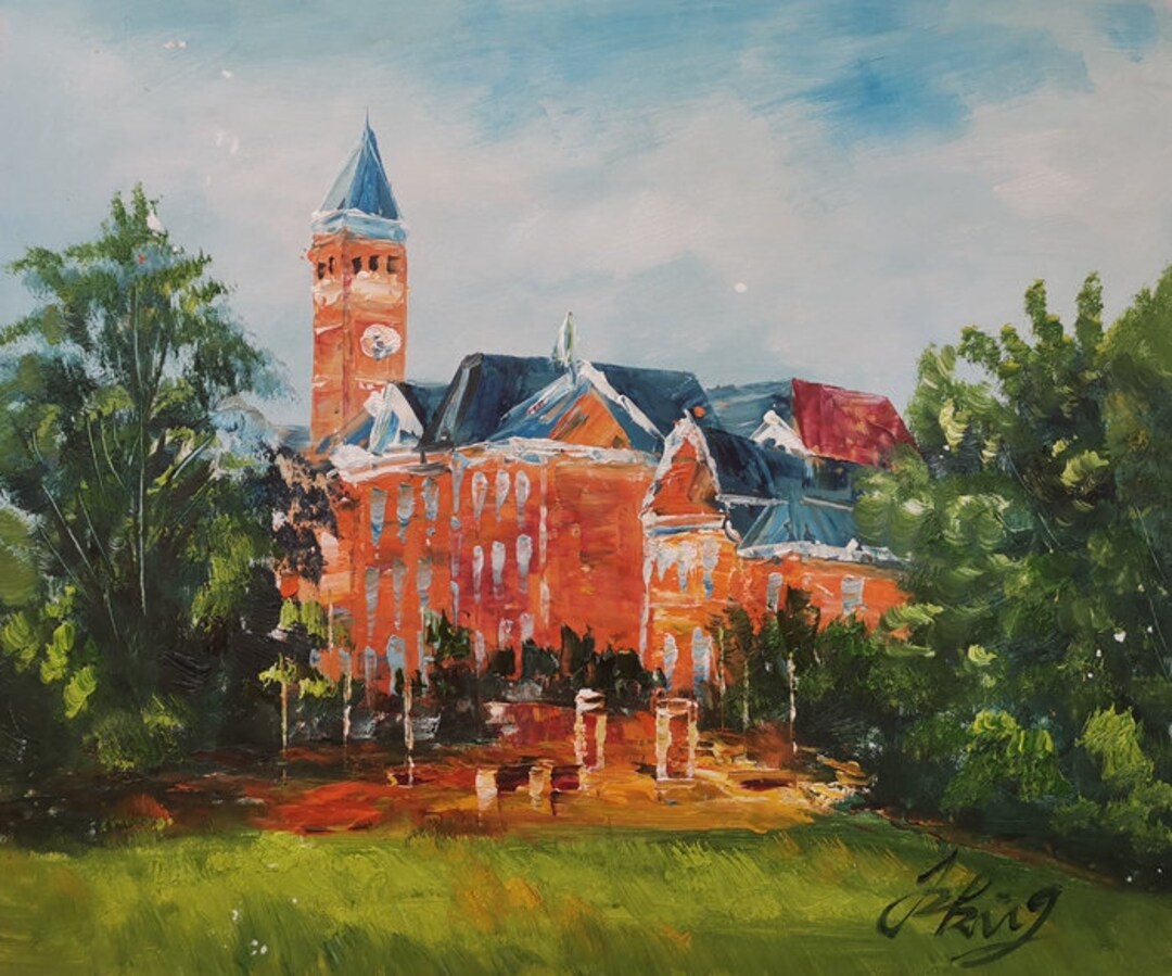 Tillman Hall in University, Klugh Avenue, Clemson, Sc-pen King-a2910 ...
