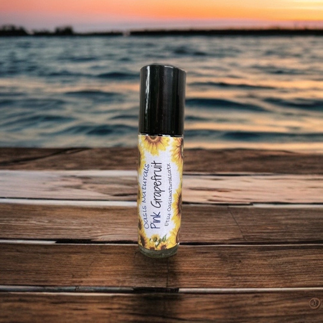 Pink Grapefruit Perfume Oil 10 Ml Glass Bottle - Etsy