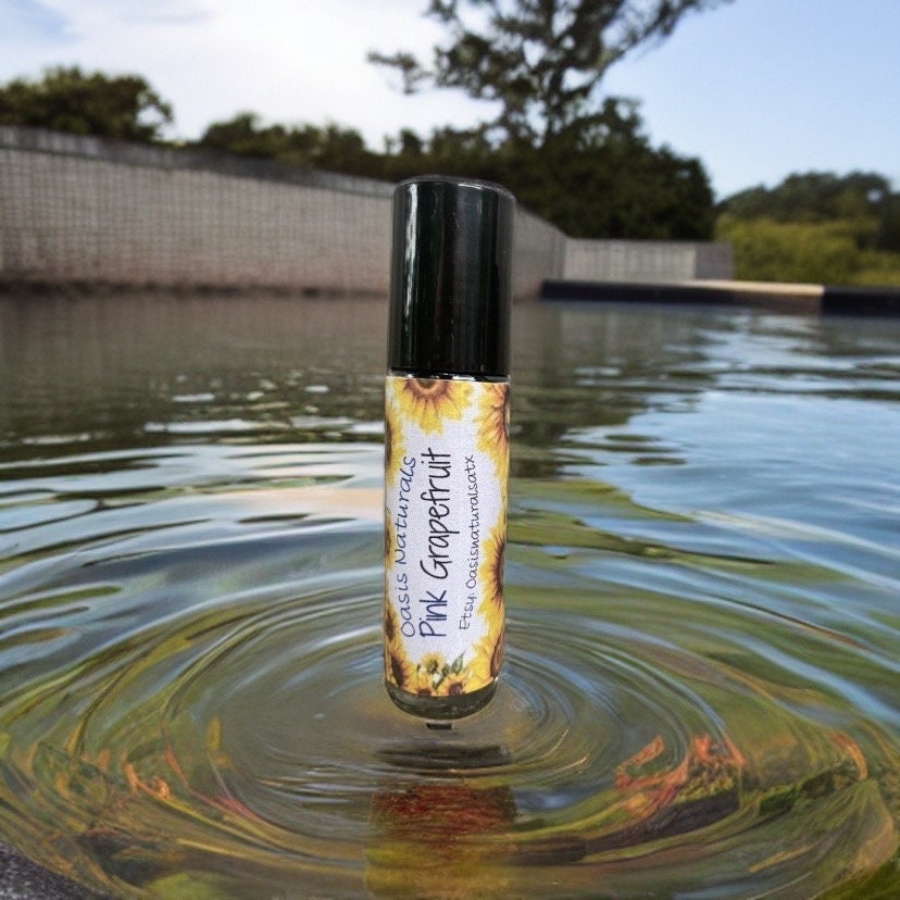 Pink Grapefruit Perfume Oil - 10 Ml Glass Bottle - Etsy