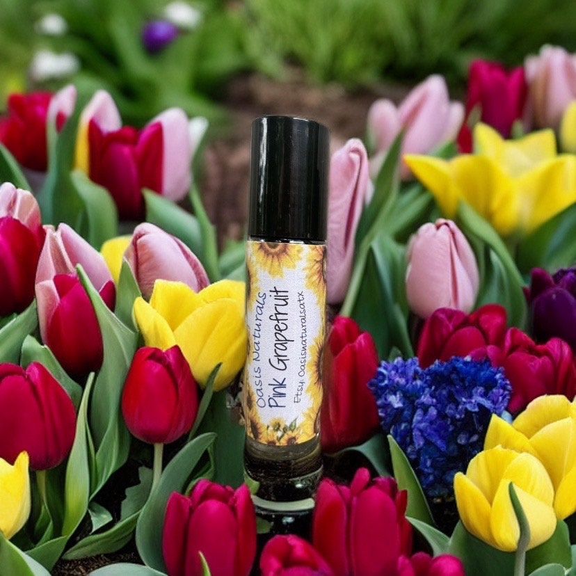 Pink Grapefruit Perfume Oil - 10 Ml Glass Bottle - Etsy