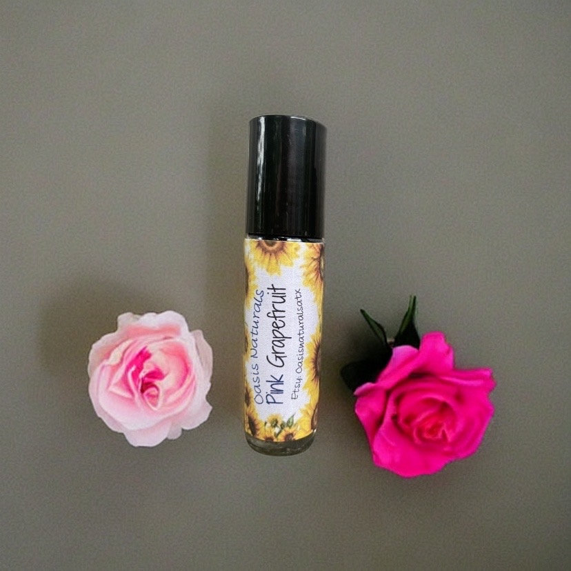 Pink Grapefruit Perfume Oil - 10 Ml Glass Bottle - Etsy
