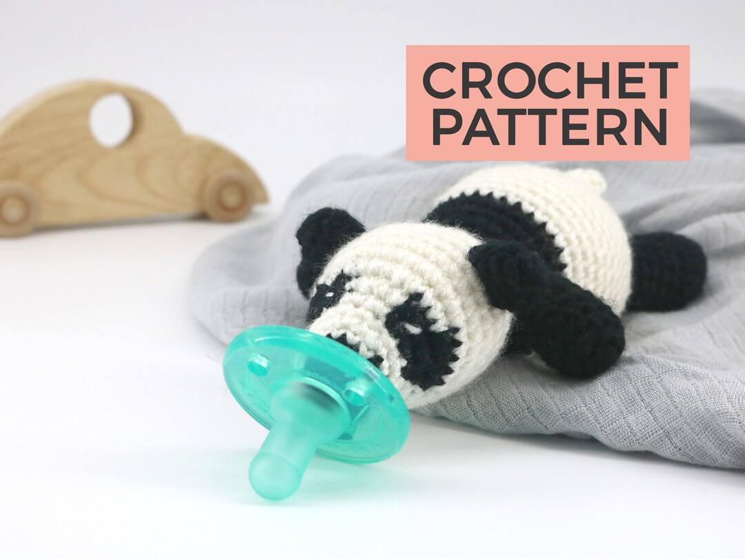 Panda Pacifier Holder PATTERN ONLY - Etsy