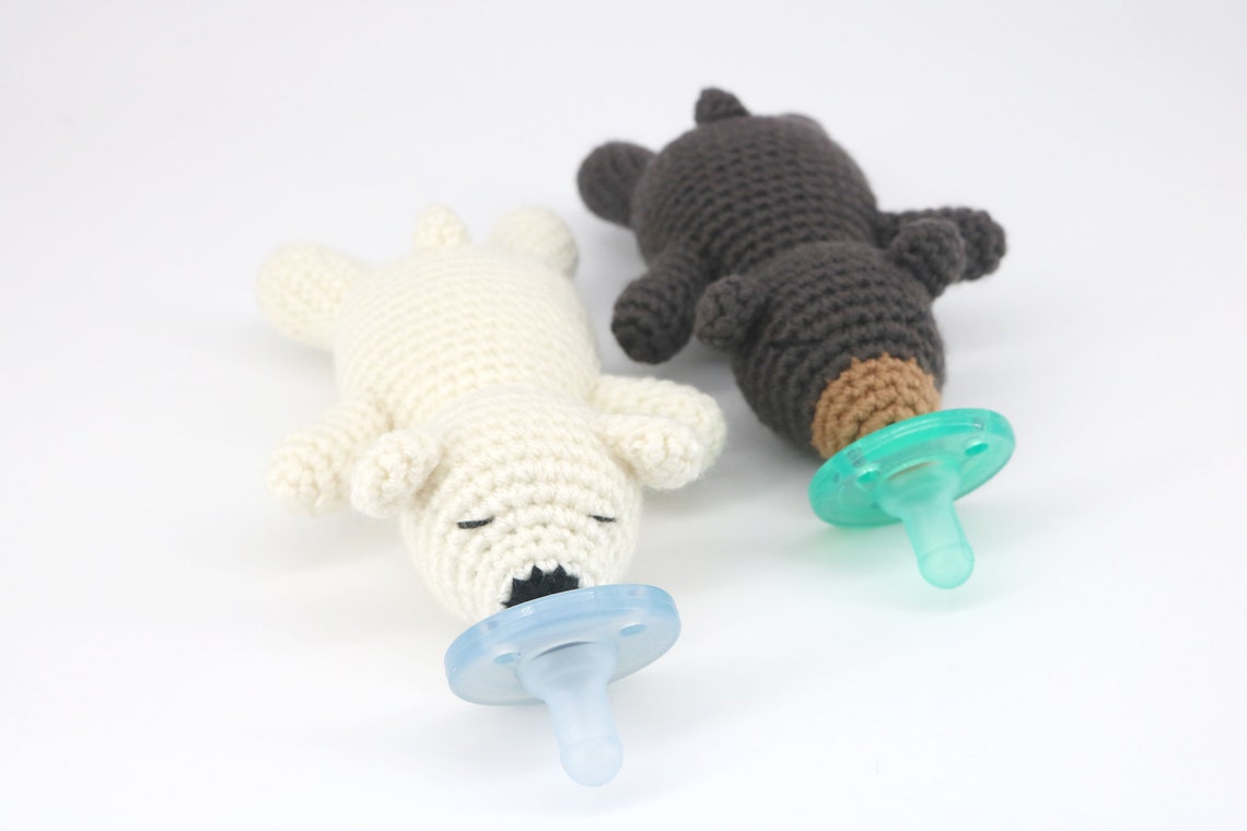 Bear Pacifier Holder PATTERN ONLY - Etsy