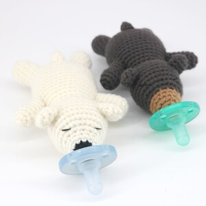 Bear Pacifier Holder PATTERN ONLY - Etsy