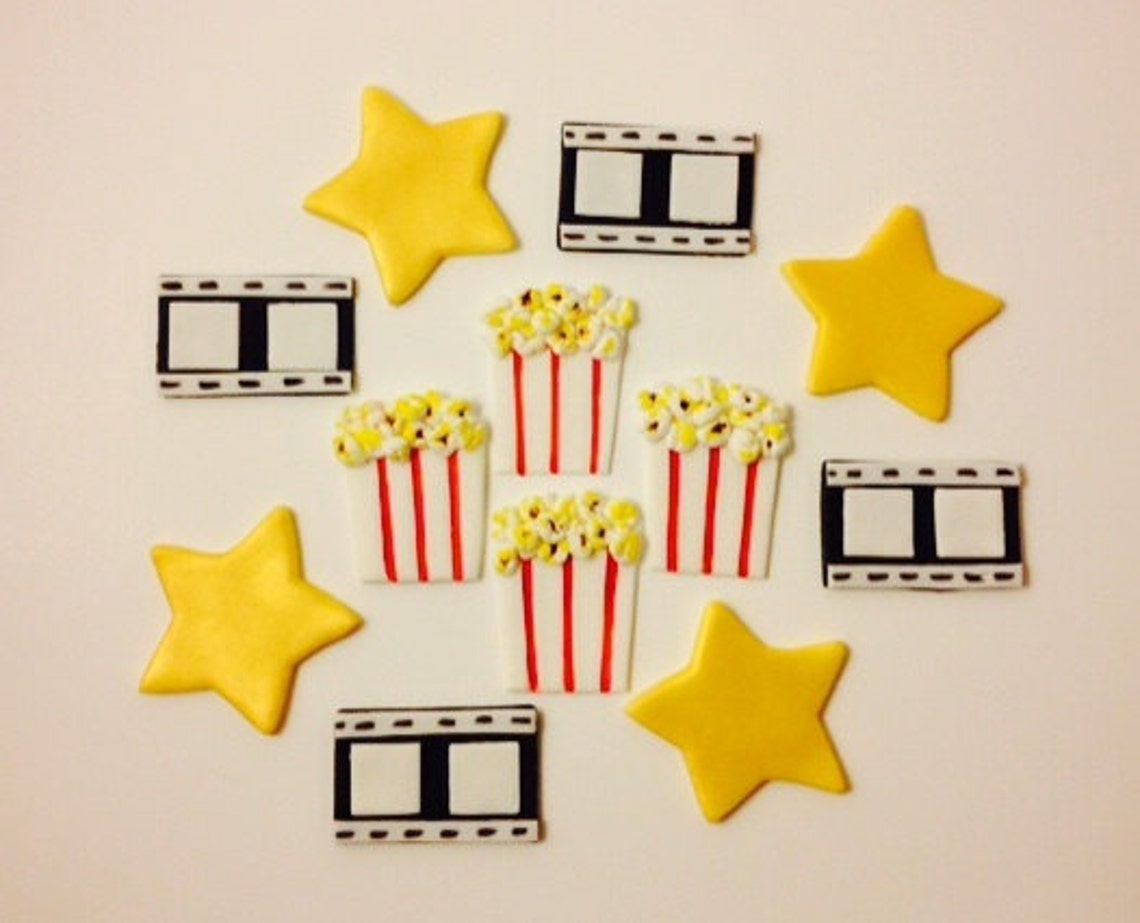 Movie Themed Cake And/or Cupcake Toppers - Fondant - Etsy
