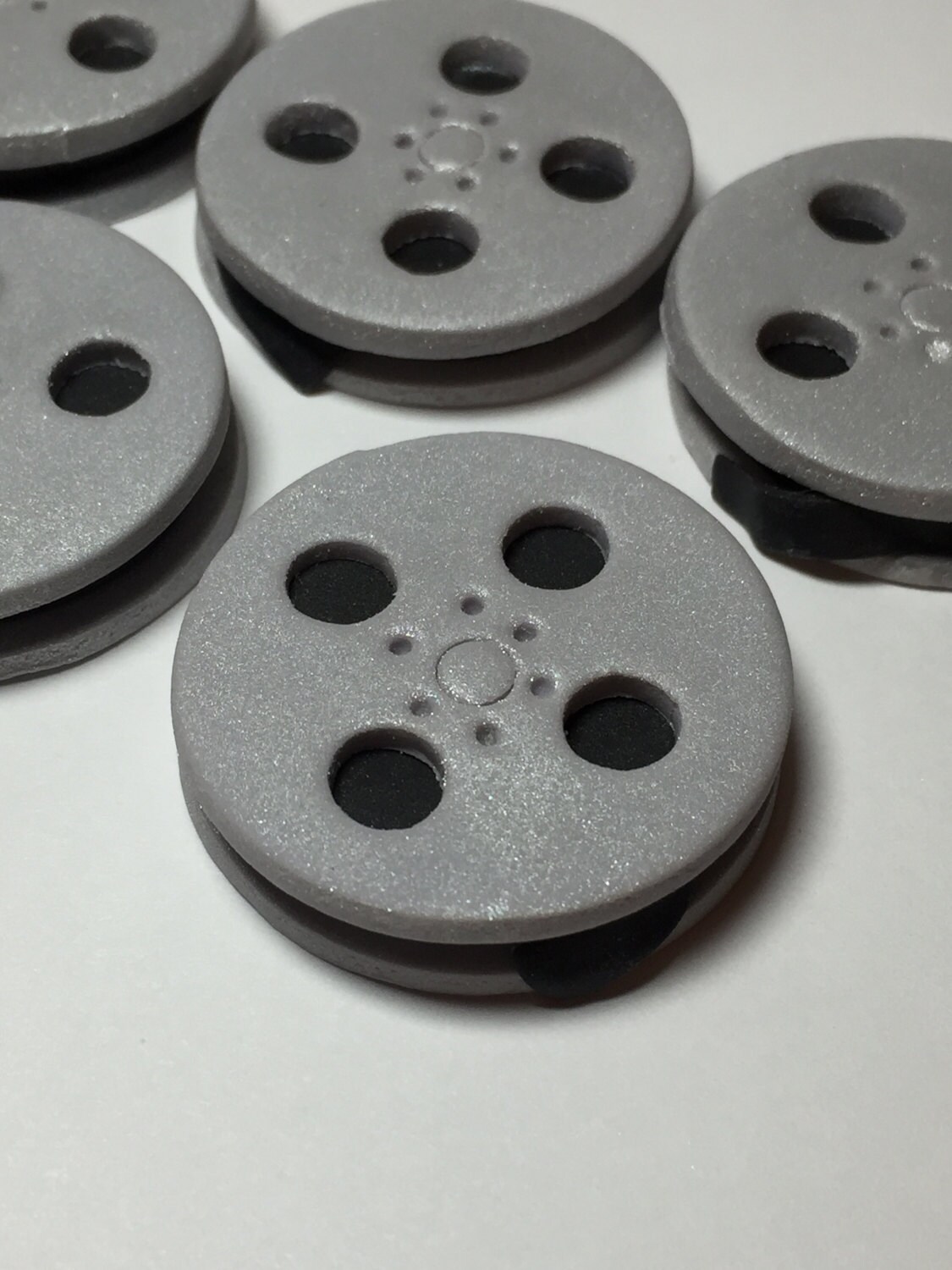 Movie Film Reels Cupcake Toppers Fondant - Etsy