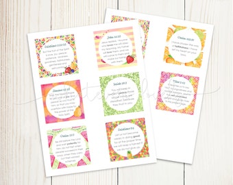 Fruit of the Spirit,bible Verse Prints,christian Scripture,galatians ...