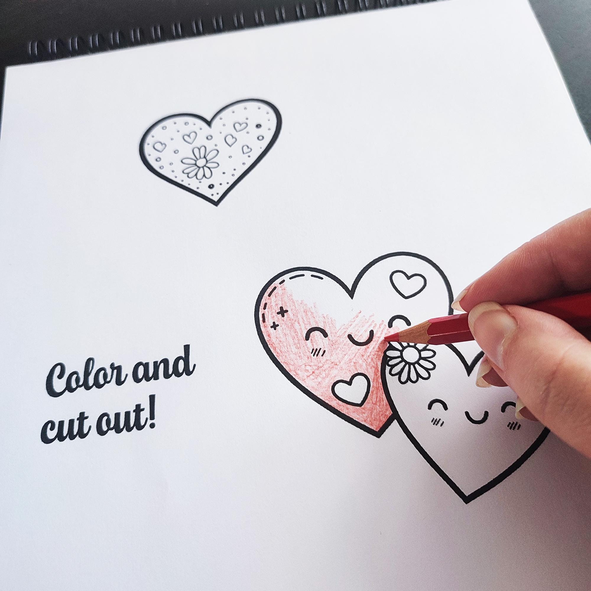 DIY Pop up Valentine's Day Card, Instant Download PDF, Printable Craft ...
