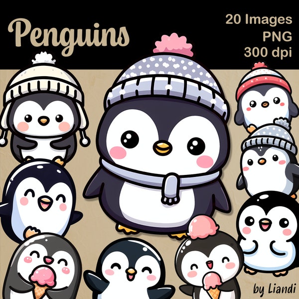 Kawaii Penguin - Etsy