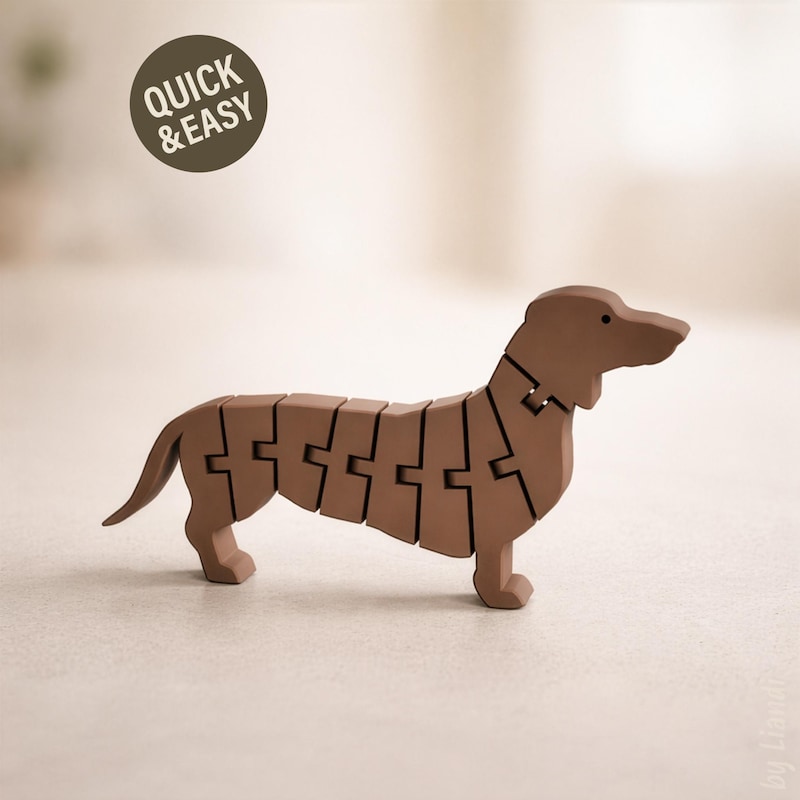 Dachshund Dog Stl - Etsy