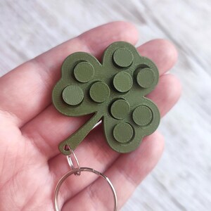 Shamrock STL Fidget Keychain for St Patricks Day - 3D Print File ...