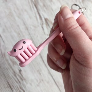 Kawaii Toothbrush Keychain STL - 3D Print File, Cute Keyring or Bag ...