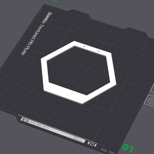 Hexagon Earring Stand STL - 3D Print File, Jewelry Display Stand ...