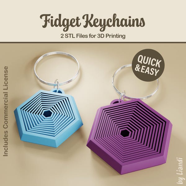 3d Printed Keychains - Etsy