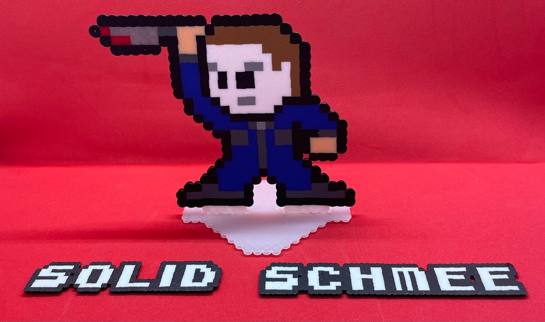 Michael Myers Halloween 8-bit Pixel Figure Stand - Etsy