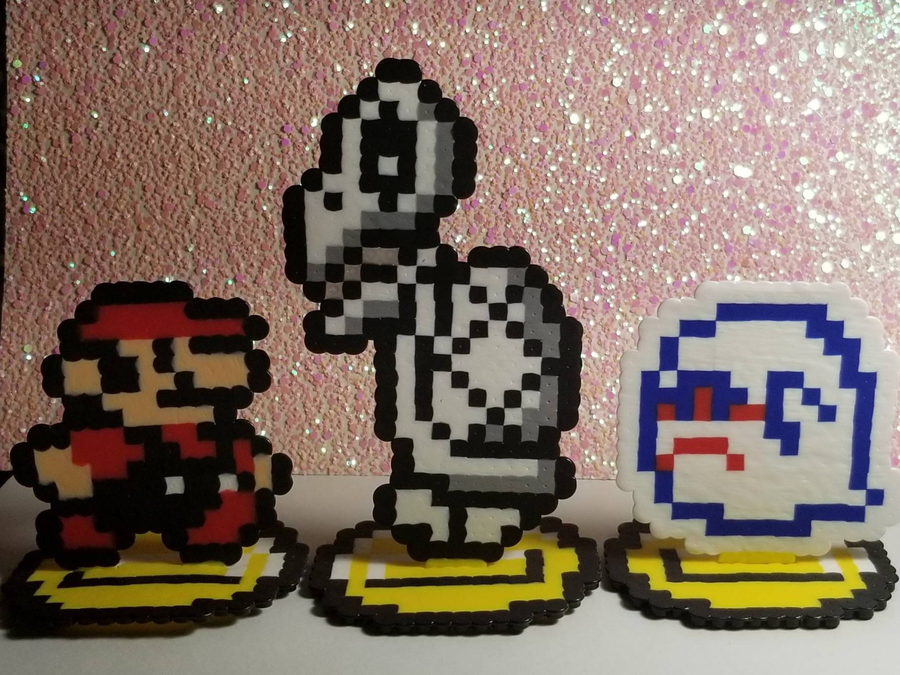 Super Mario 3 Castle Pixel Figure Set. - Etsy