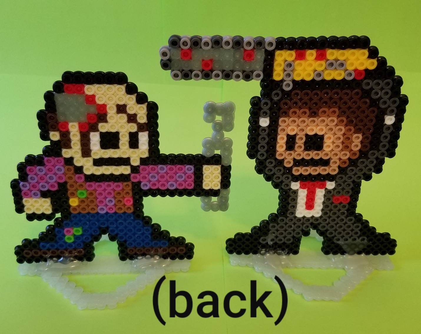 Chop Top and Leatherface Pixel Figures - Etsy