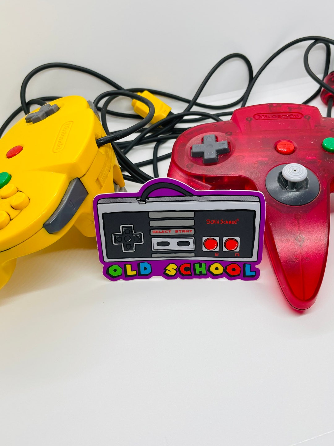 Old School NES Controller Vinyl Sticker - Etsy