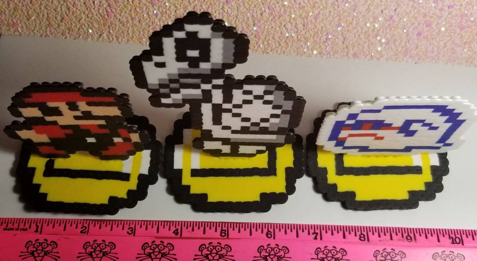 Super Mario 3 Castle Pixel Figure Set. - Etsy