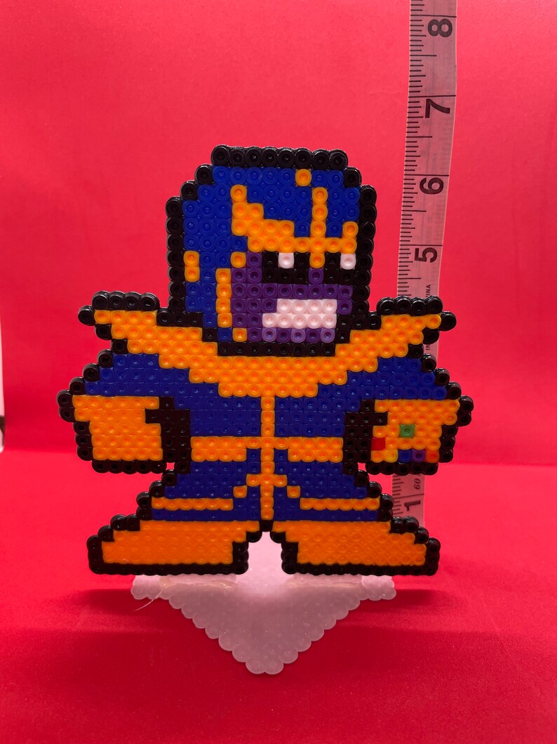 Thanos Infinity Gauntlet 8-bit Pixel Figure Stand - Etsy