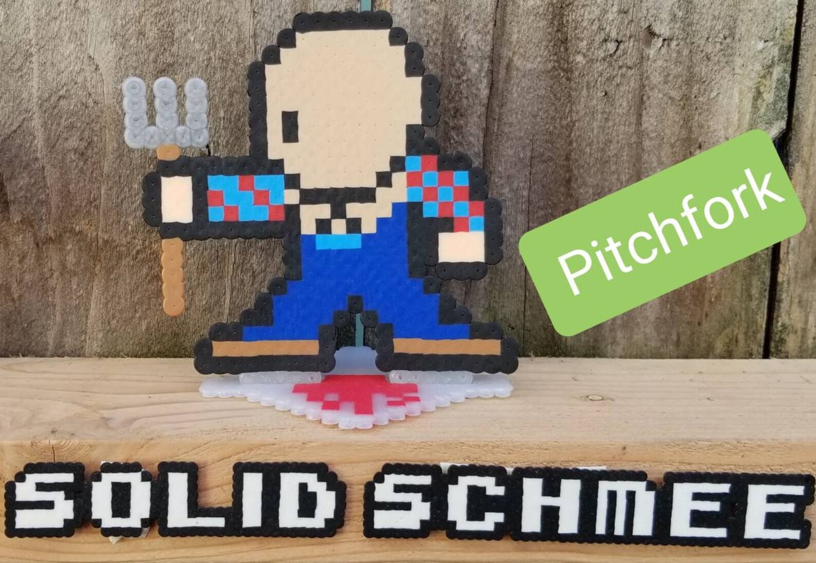 Baghead Jason Voorhees 8 Bit Pixel Figure | Etsy