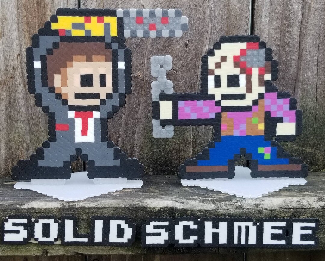 Chop Top and Leatherface Pixel Figures - Etsy