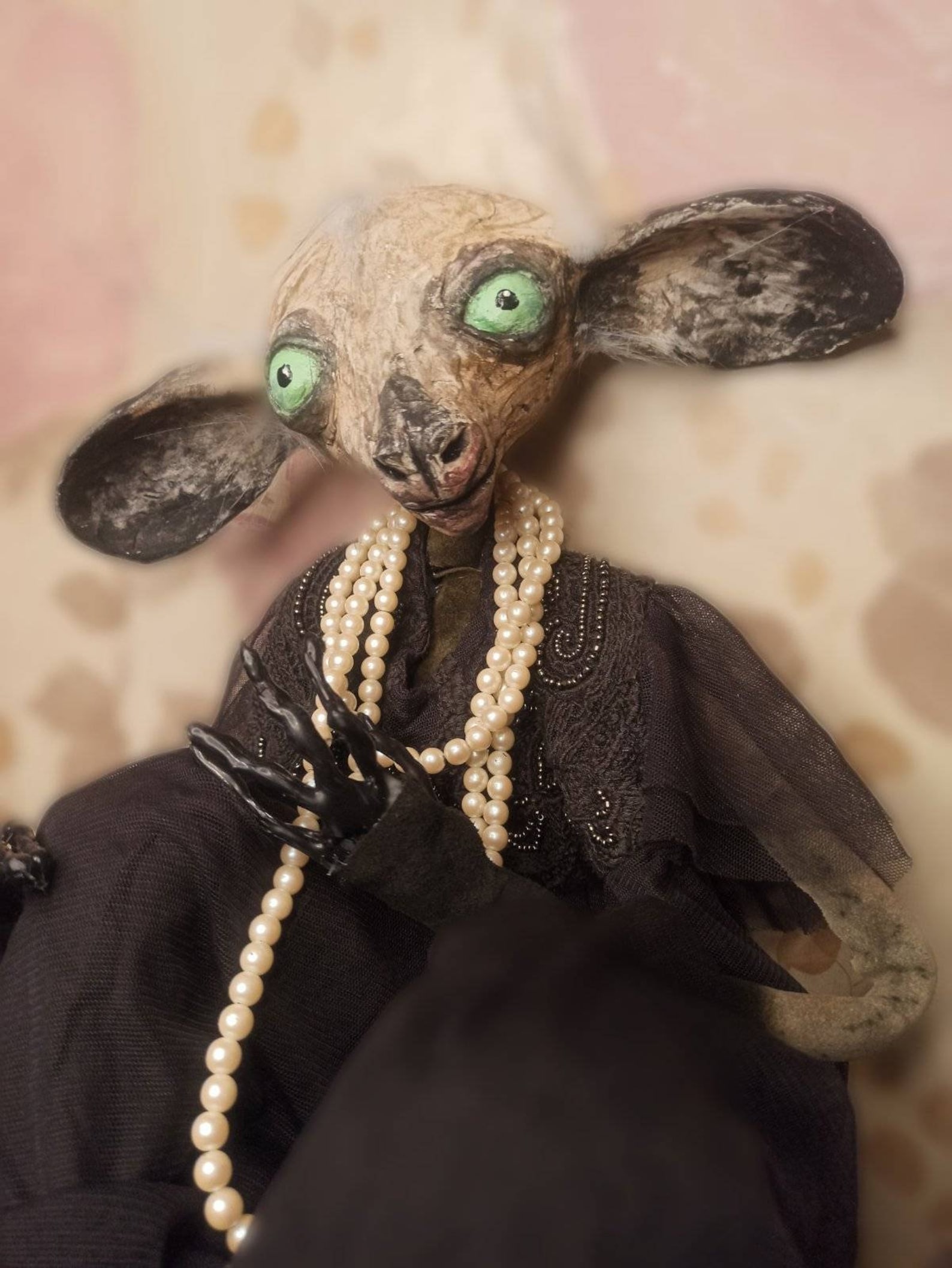 Lemur Doll, Handmade Clay Lemur Doll, Art Doll, Lemur Funny Doll, Funny ...