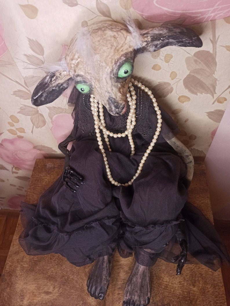 Lemur Doll, Handmade Clay Lemur Doll, Art Doll, Lemur Funny Doll, Funny ...