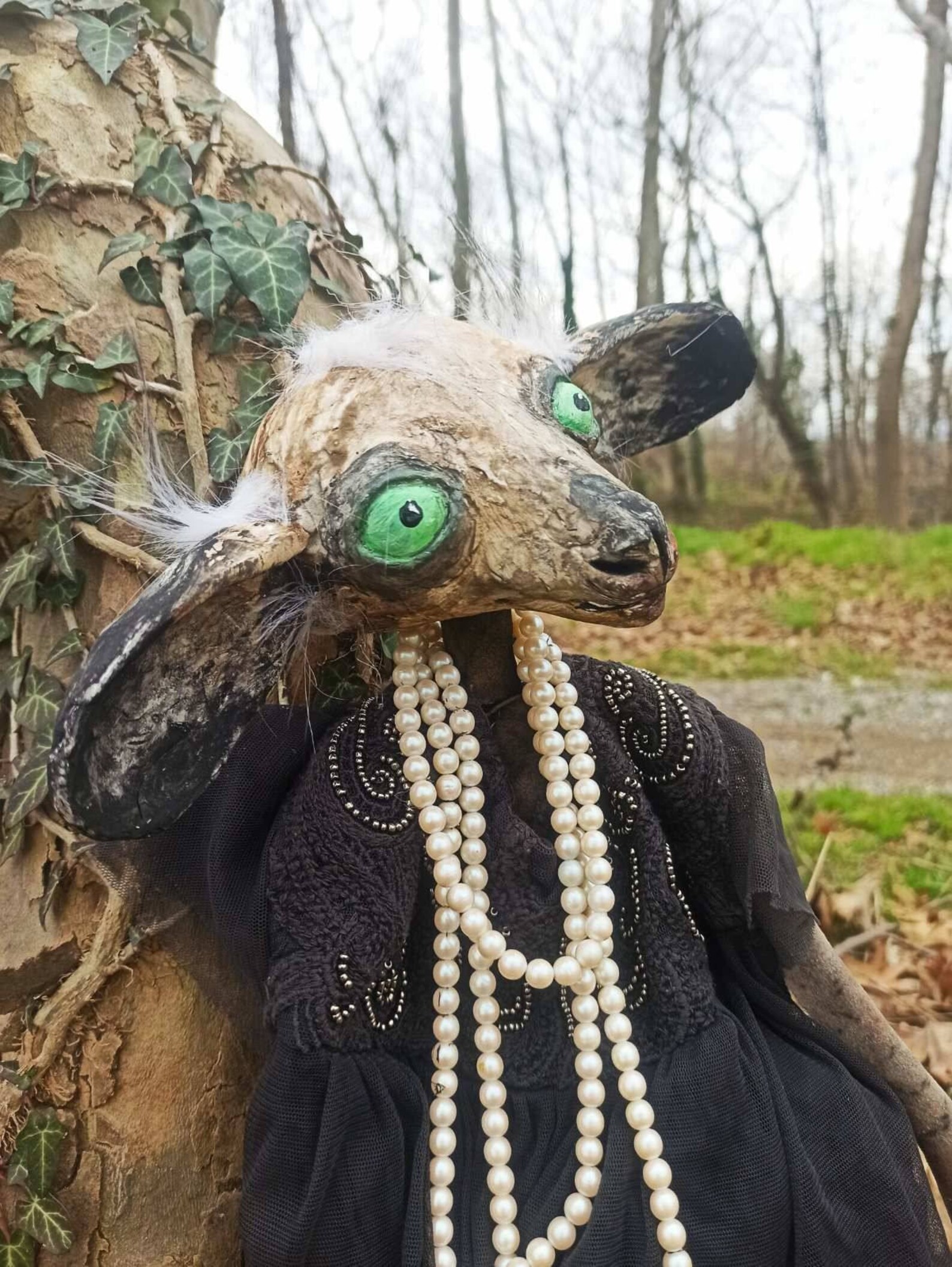 Lemur Doll, Handmade Clay Lemur Doll, Art Doll, Lemur Funny Doll, Funny ...
