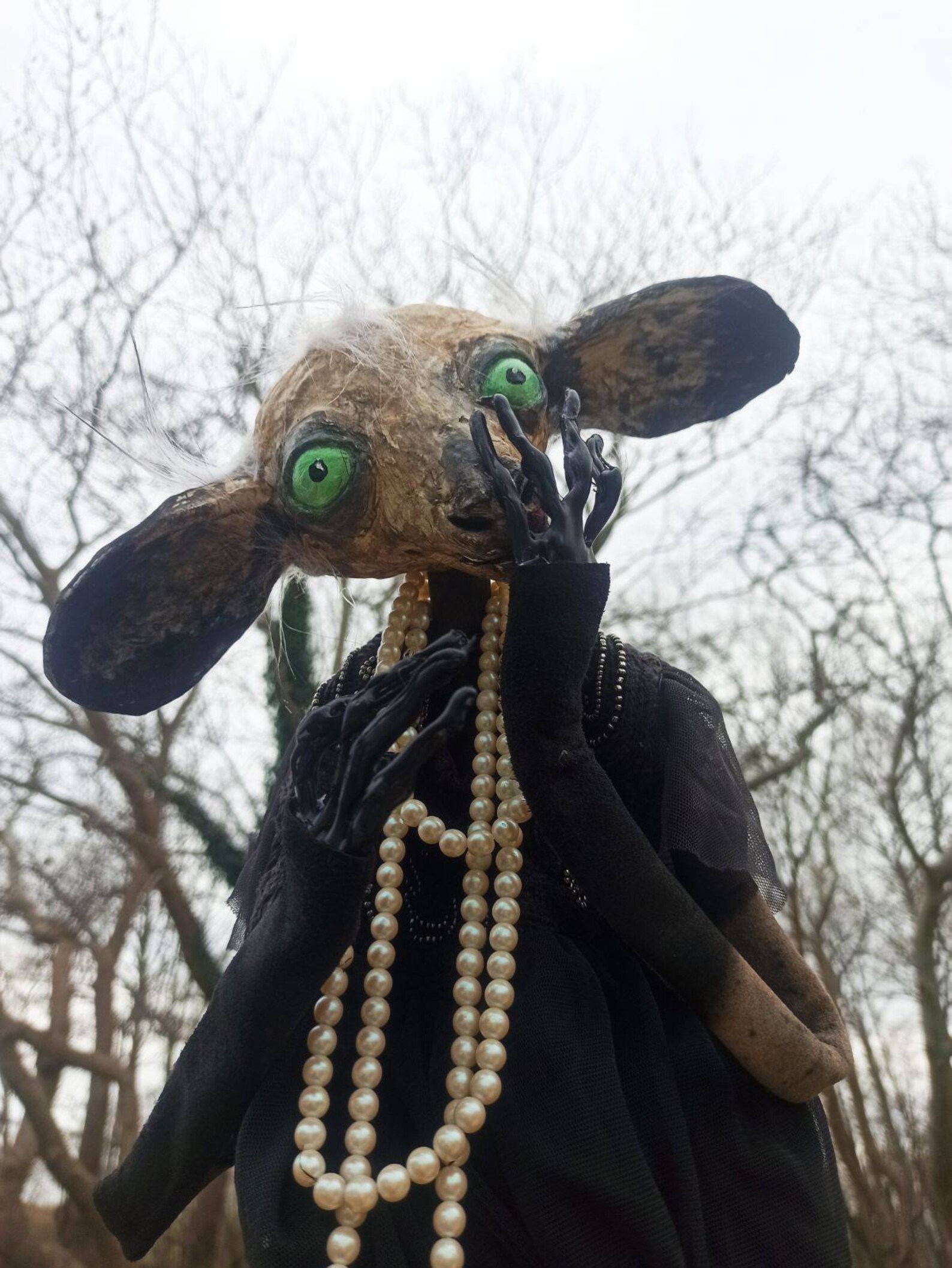 Lemur Doll, Handmade Clay Lemur Doll, Art Doll, Lemur Funny Doll, Funny ...
