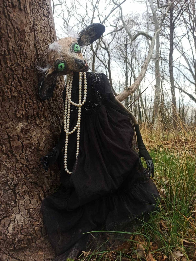 Lemur Doll, Handmade Clay Lemur Doll, Art Doll, Lemur Funny Doll, Funny ...