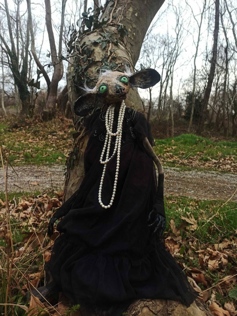 Lemur Doll, Handmade Clay Lemur Doll, Art Doll, Lemur Funny Doll, Funny ...