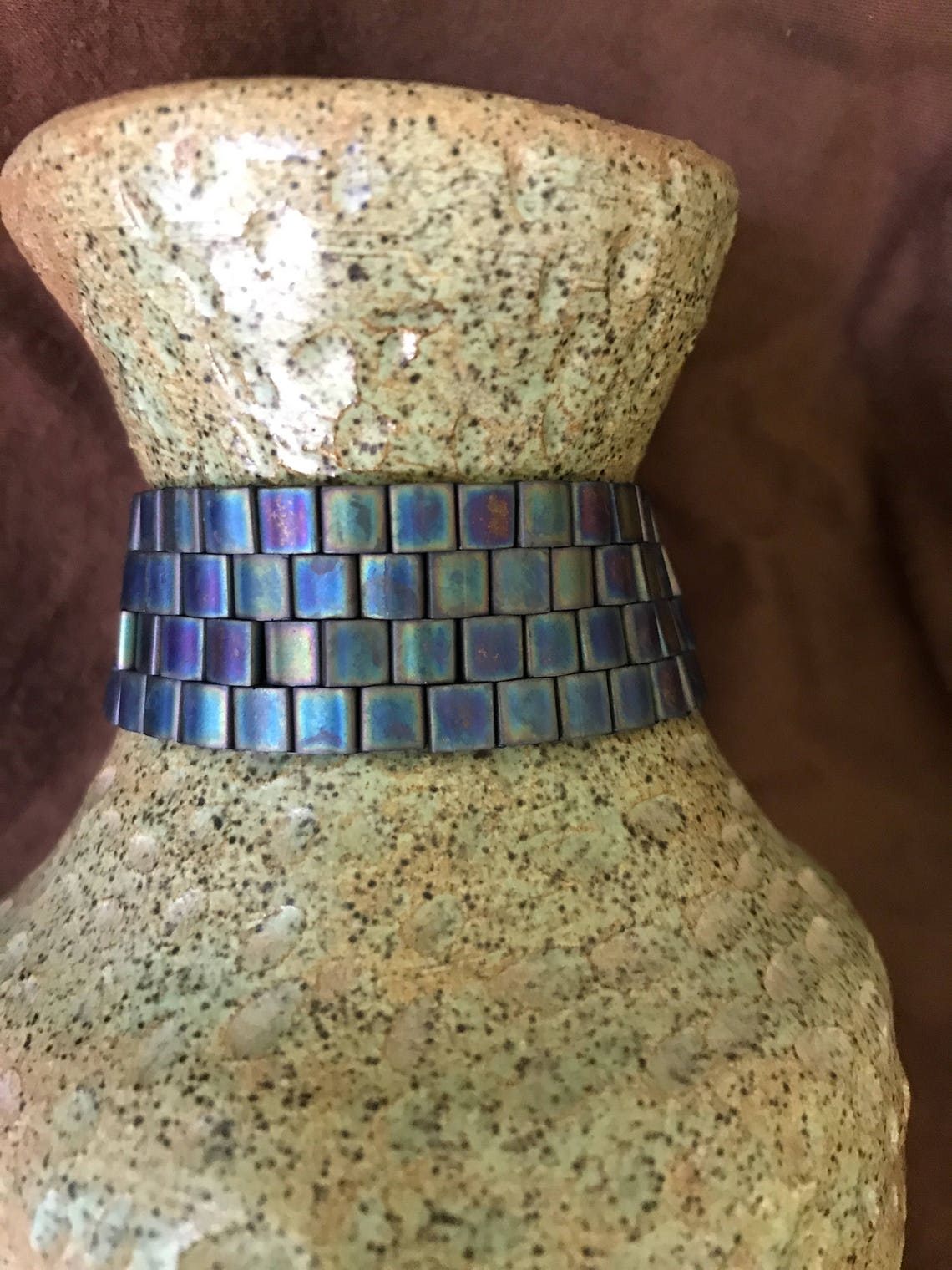 Peyote Stich Tila Bead Bracelet - Etsy