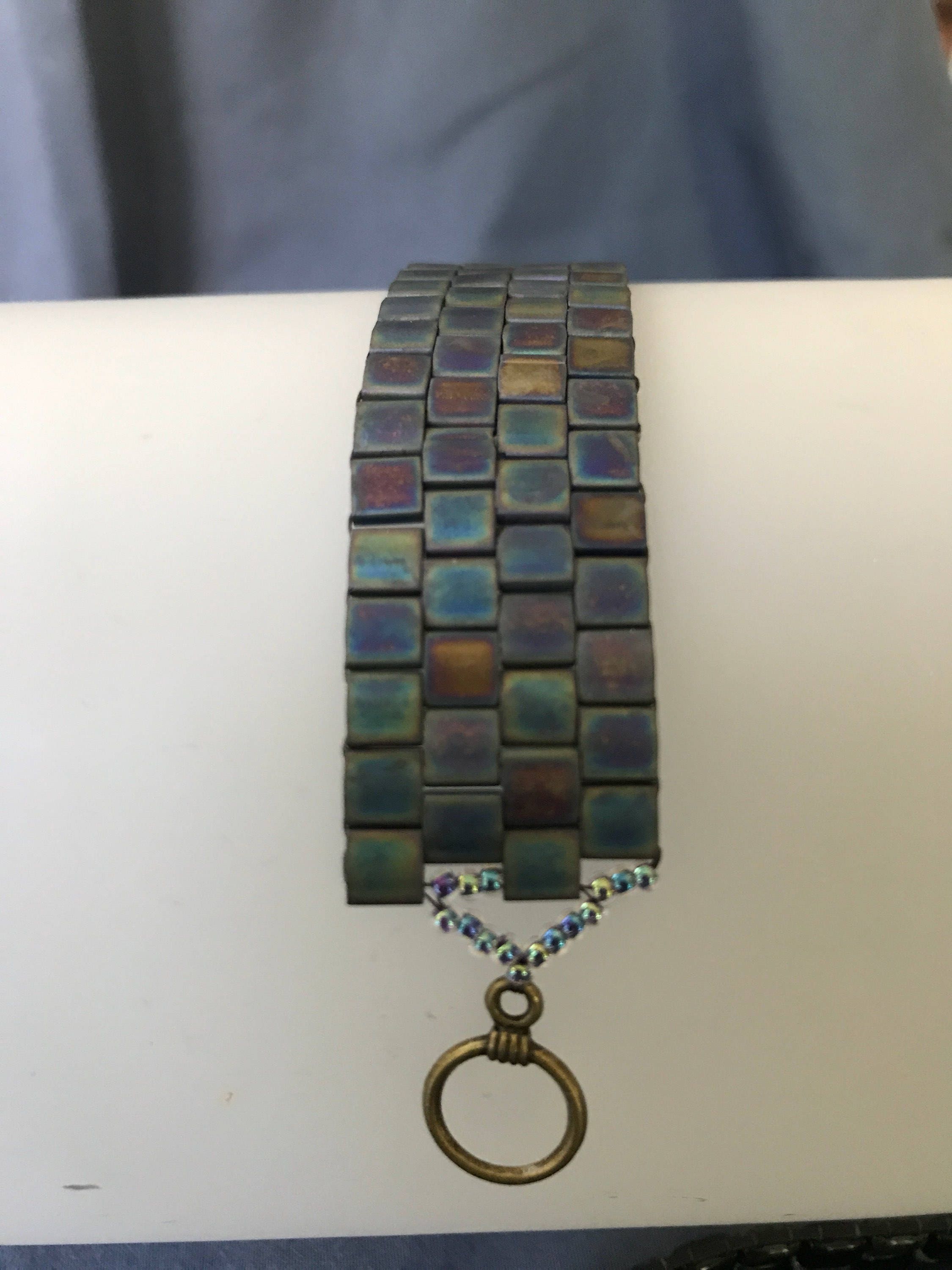 Peyote Stich Tila Bead Bracelet - Etsy