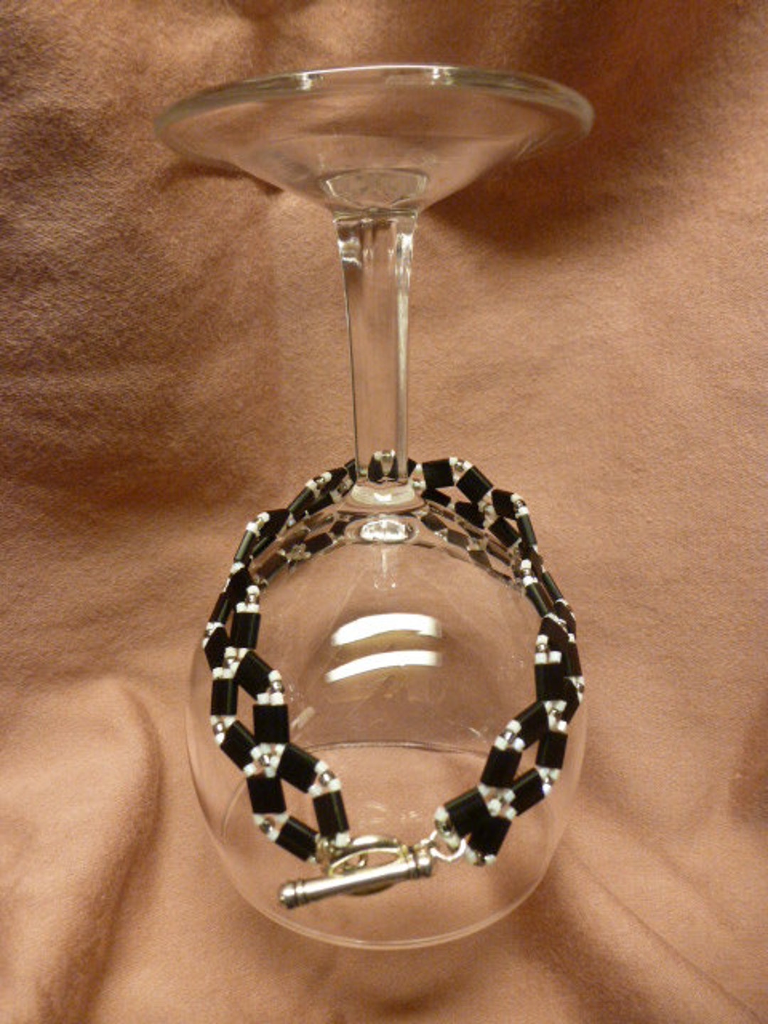 Beautiful Matte Black Colored Tila Bead "crossroad" Bracelet - Etsy