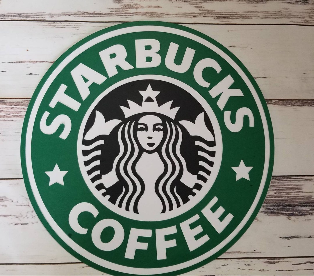 Starbucks Party Logo Sign /starbucks Birthday Party/starbucks Store ...